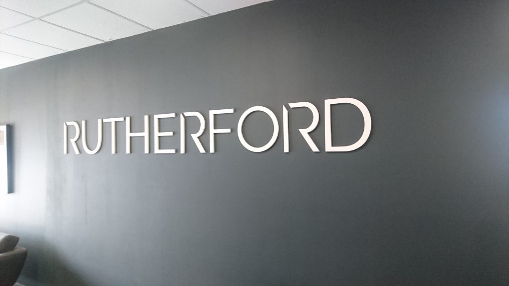 Rutherford 3D Lettering - National Signs & Flags